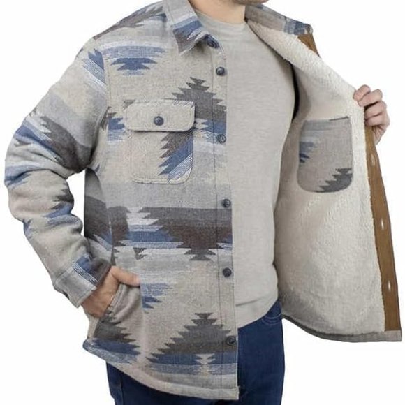 Jachs New York | Jackets & Coats | Jachs Mens Wool Blend Sherpa Navajo ...